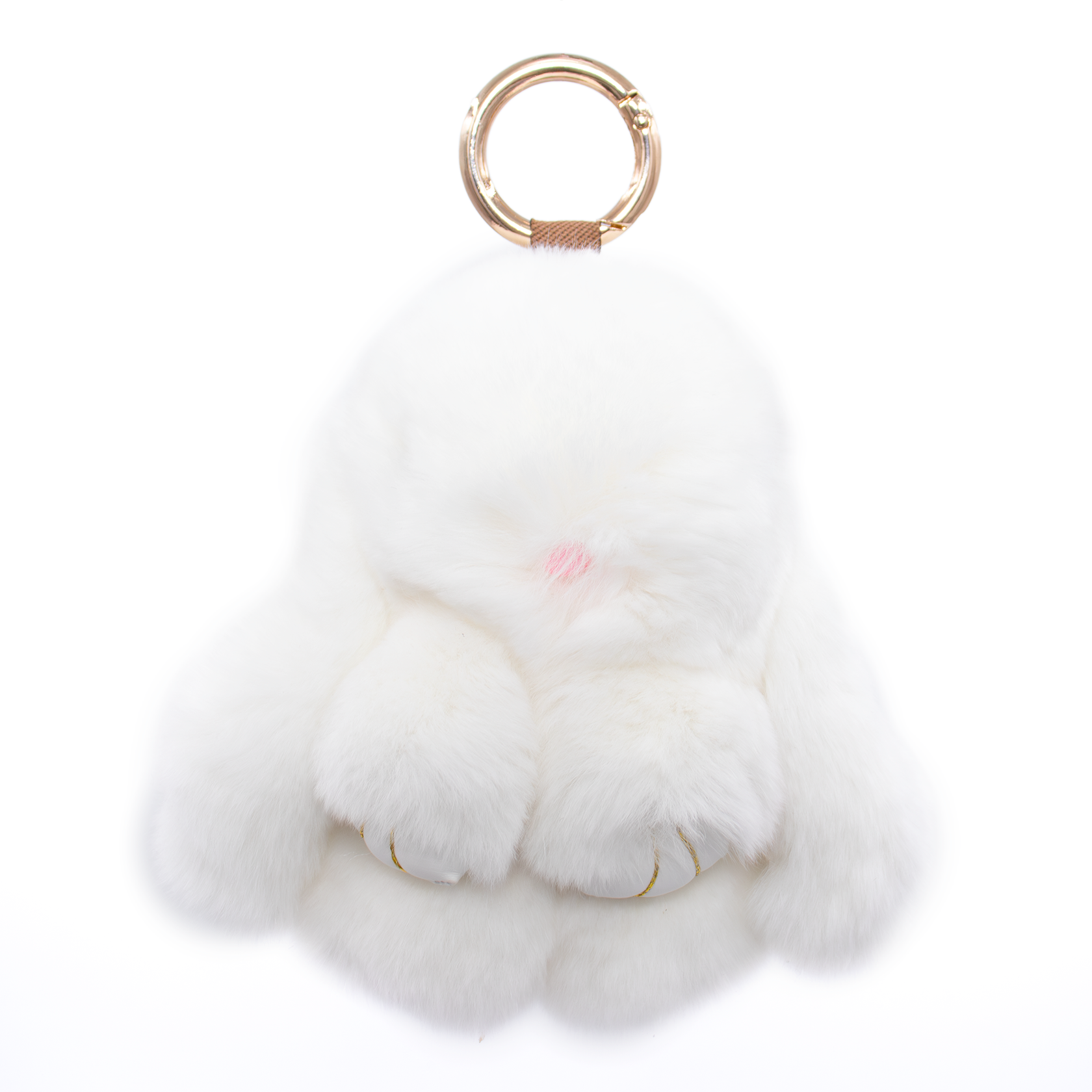 Rex Rabbit Fur Bunny Keychain | Shop Real Fur Keychains – Surell ...