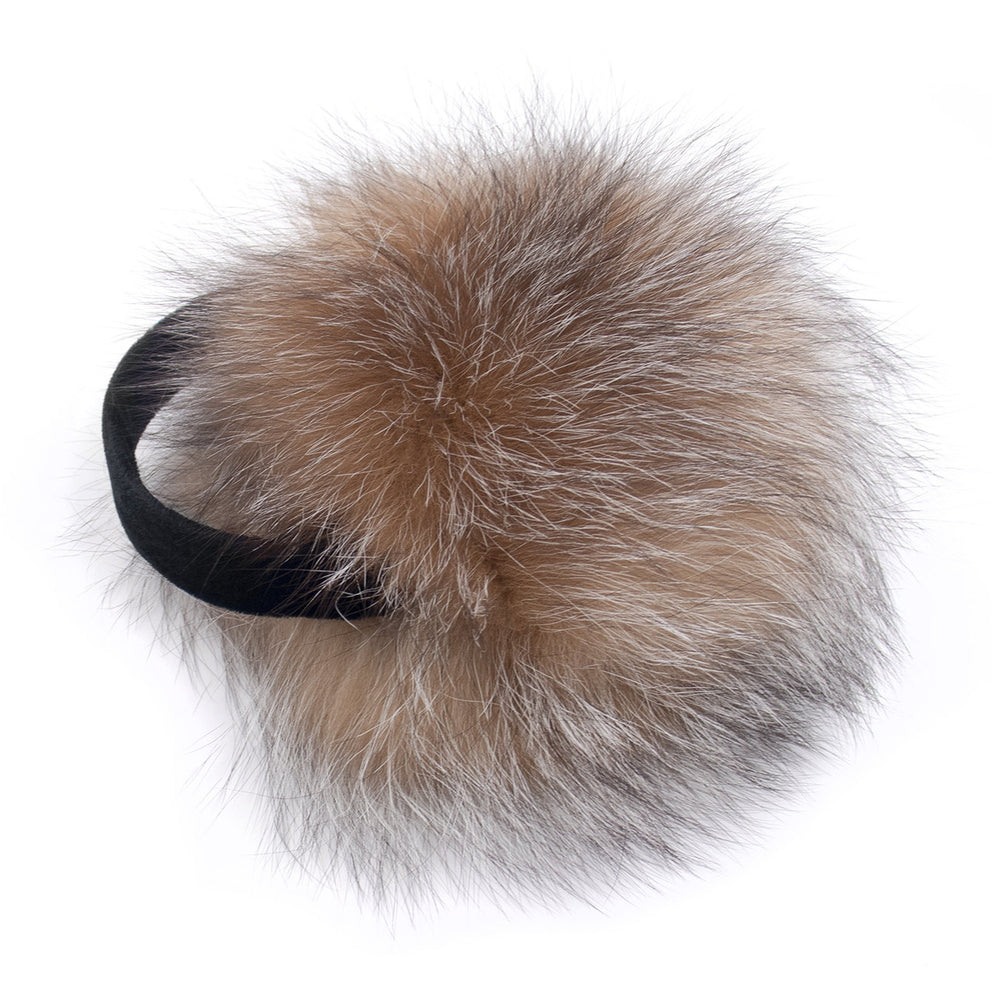 Rabbit Fur Cuff Hat with Suede Crown – Surell Accessories